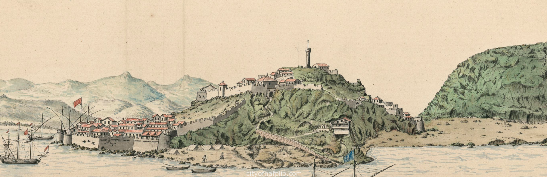 Napoli di Romania, François Dubuisson, 1698 | Ματιές στο Ναύπλιο...