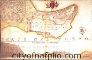 Ενετικός χάρτης του Ναυπλιου, 1700 – Ναύπλιο, Ανάπλι, Ναυπλία, Napoli ...
