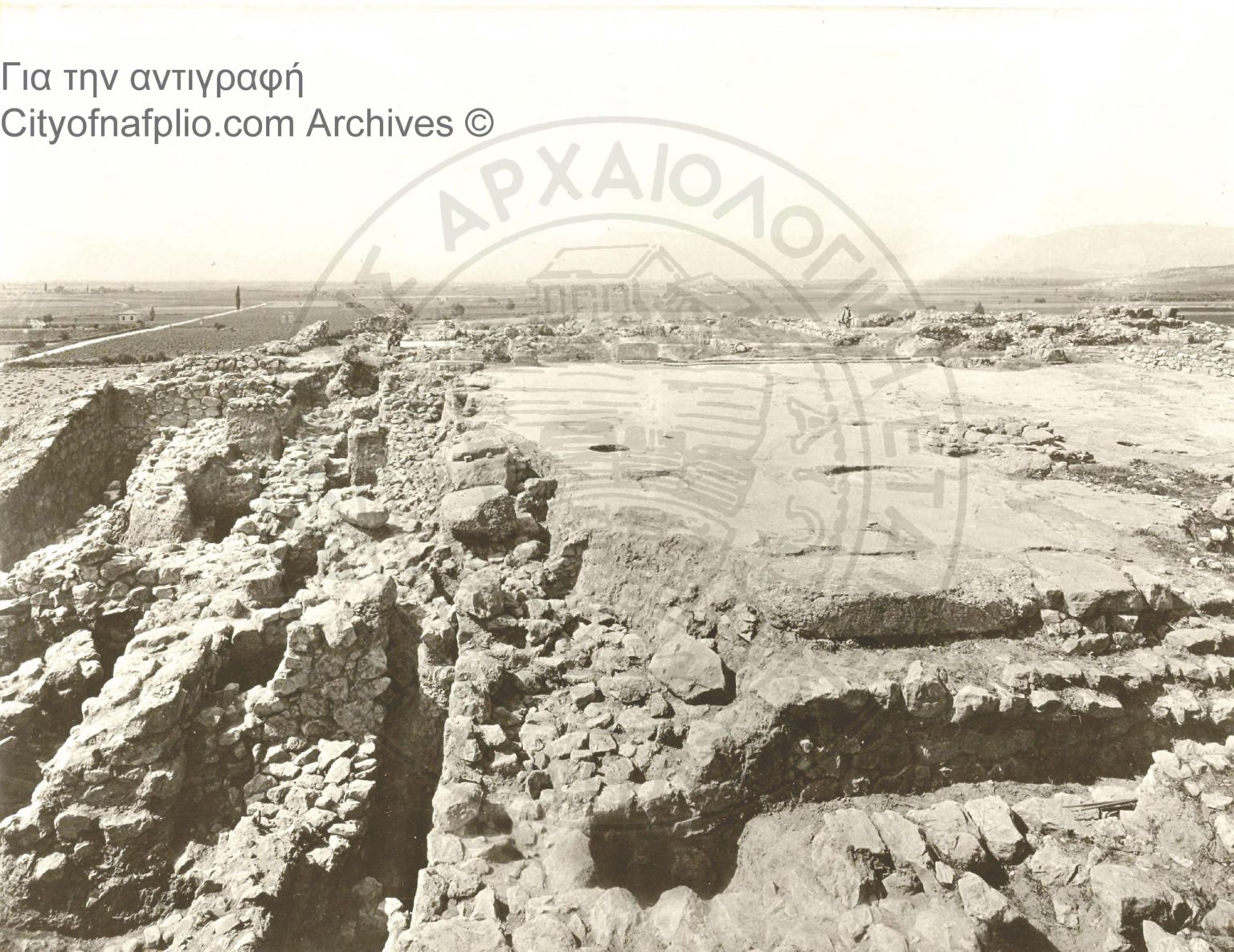 Φωτογραφίες Από Την Αρχαία Τίρυνθα, 1910, Β’ Μέρος – Ναύπλιο, Ανάπλι ...