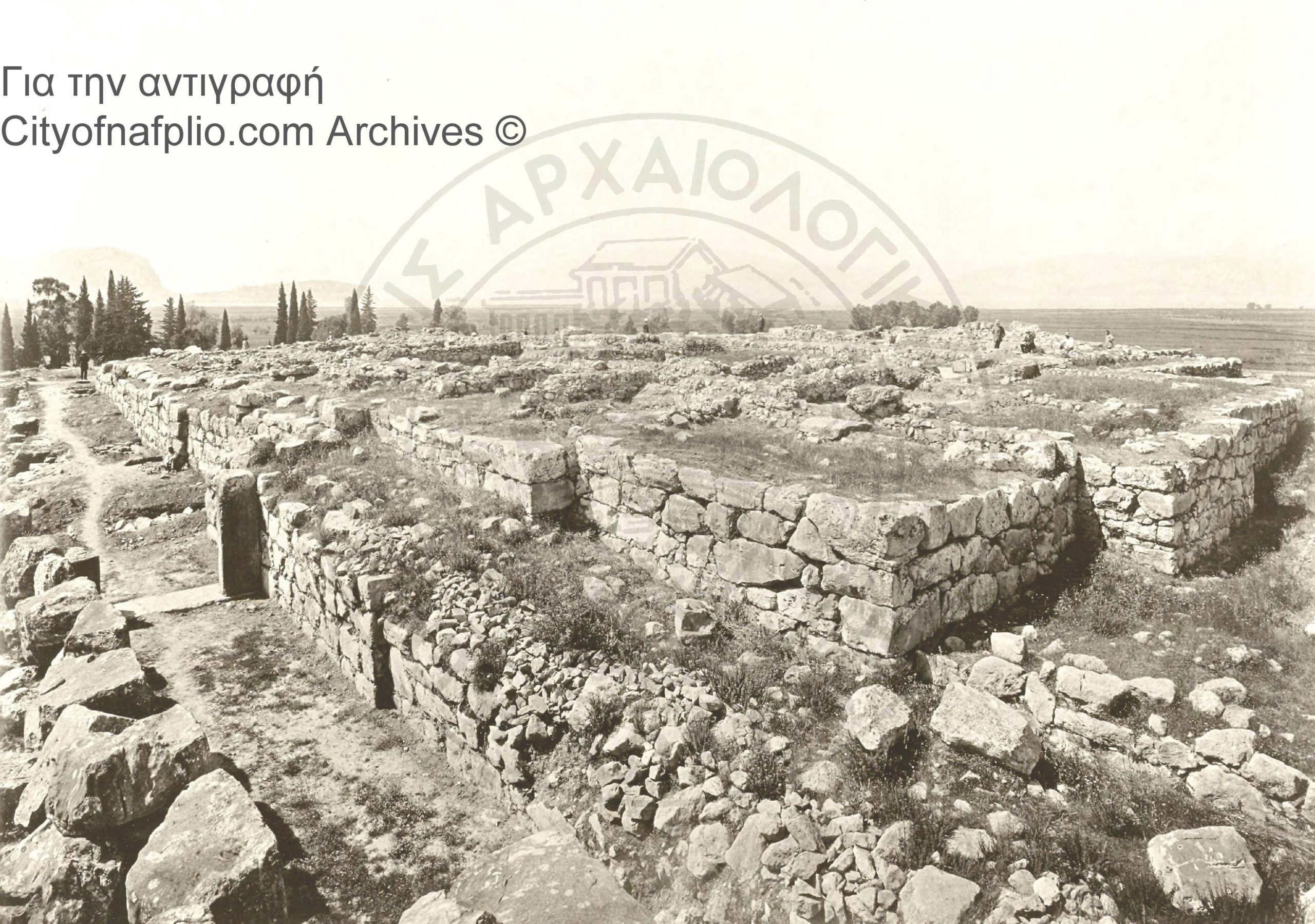 Φωτογραφίες Από Την Αρχαία Τίρυνθα, 1910, Β’ Μέρος – Ναύπλιο, Ανάπλι ...