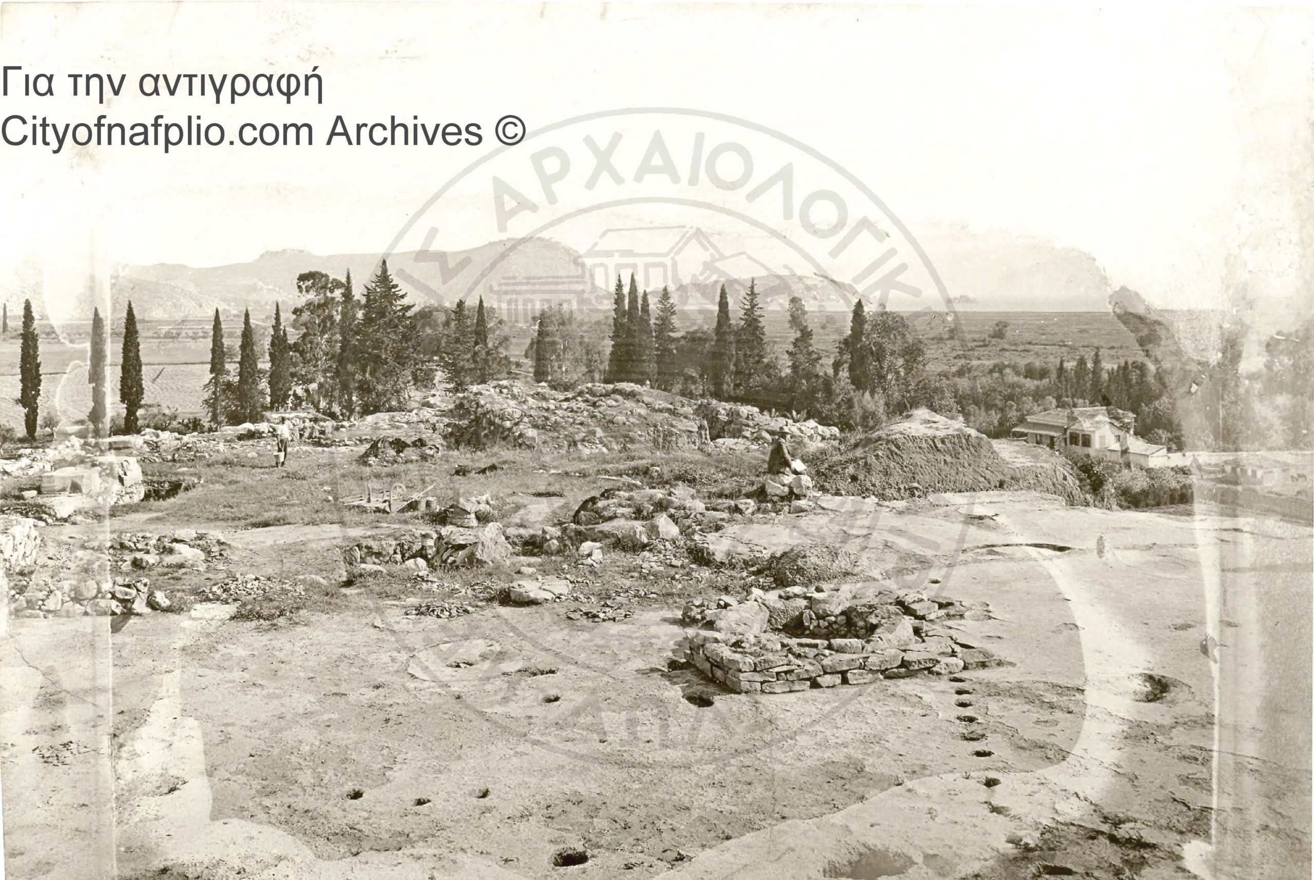 Φωτογραφίες από την Αρχαία Τίρυνθα, 1910, Α’ μέρος – Ναύπλιο, Ανάπλι ...