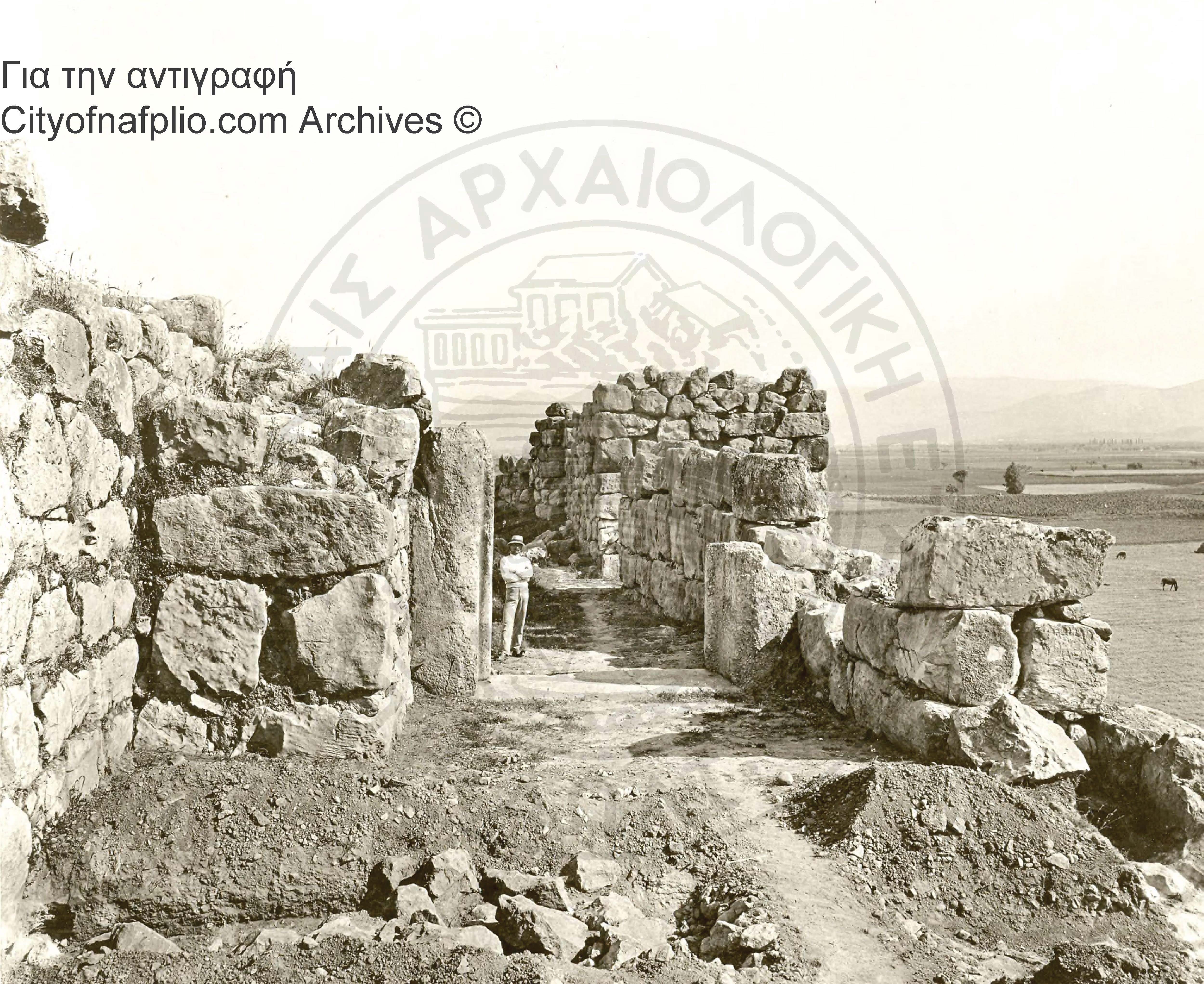 Φωτογραφίες Από Την Αρχαία Τίρυνθα, 1910, Γ’ Μέρος – Ναύπλιο, Ανάπλι ...