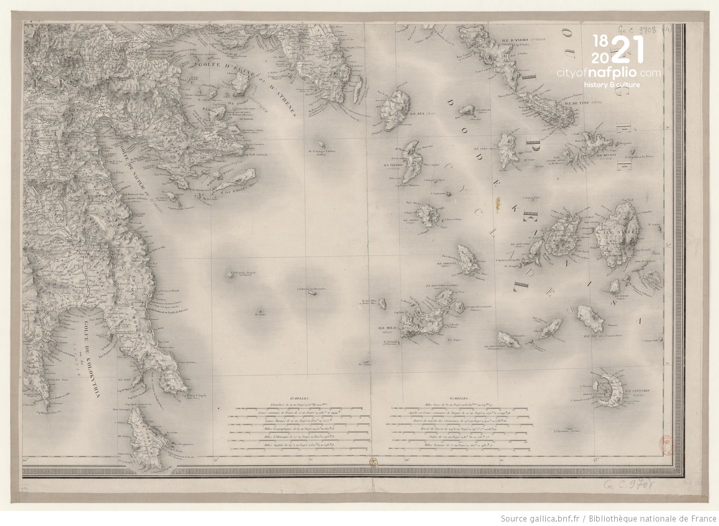 Χάρτης της Ελλάδας – 1826 – Ναύπλιο, Ανάπλι, Ναυπλία, Napoli di Romania